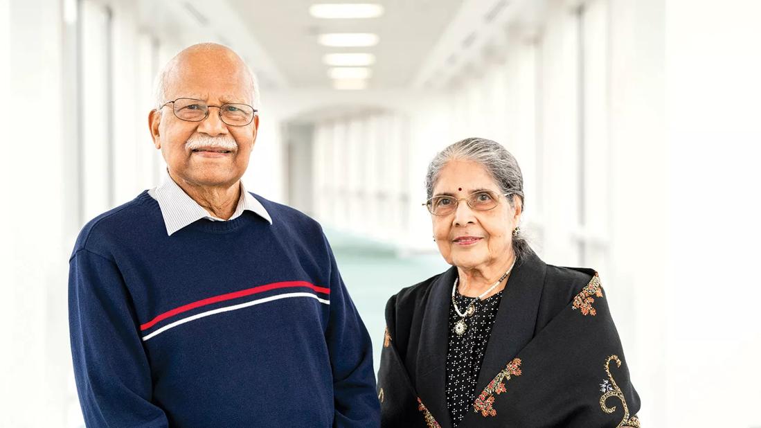 Dr. and Mrs. Saha Make Major Gift to Centennial Legacy Society