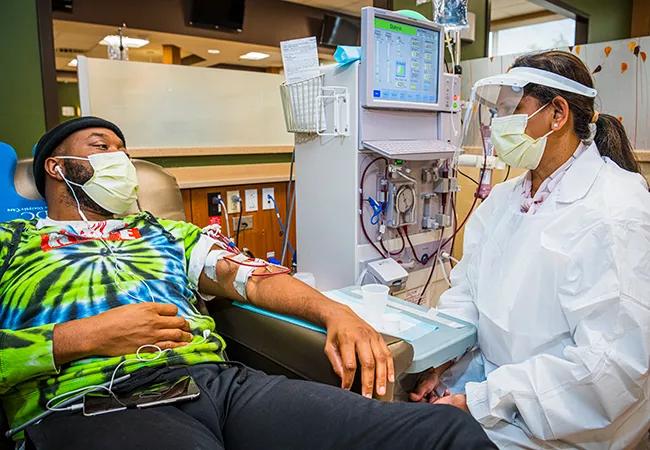 Hemodialysis Patient New $6.8M Hemodialysis Unit At Health Sciences